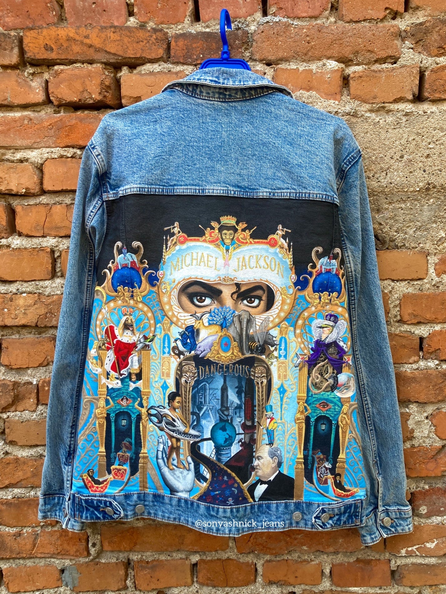 Hand painted denim jacket – Custom Painted Jackets