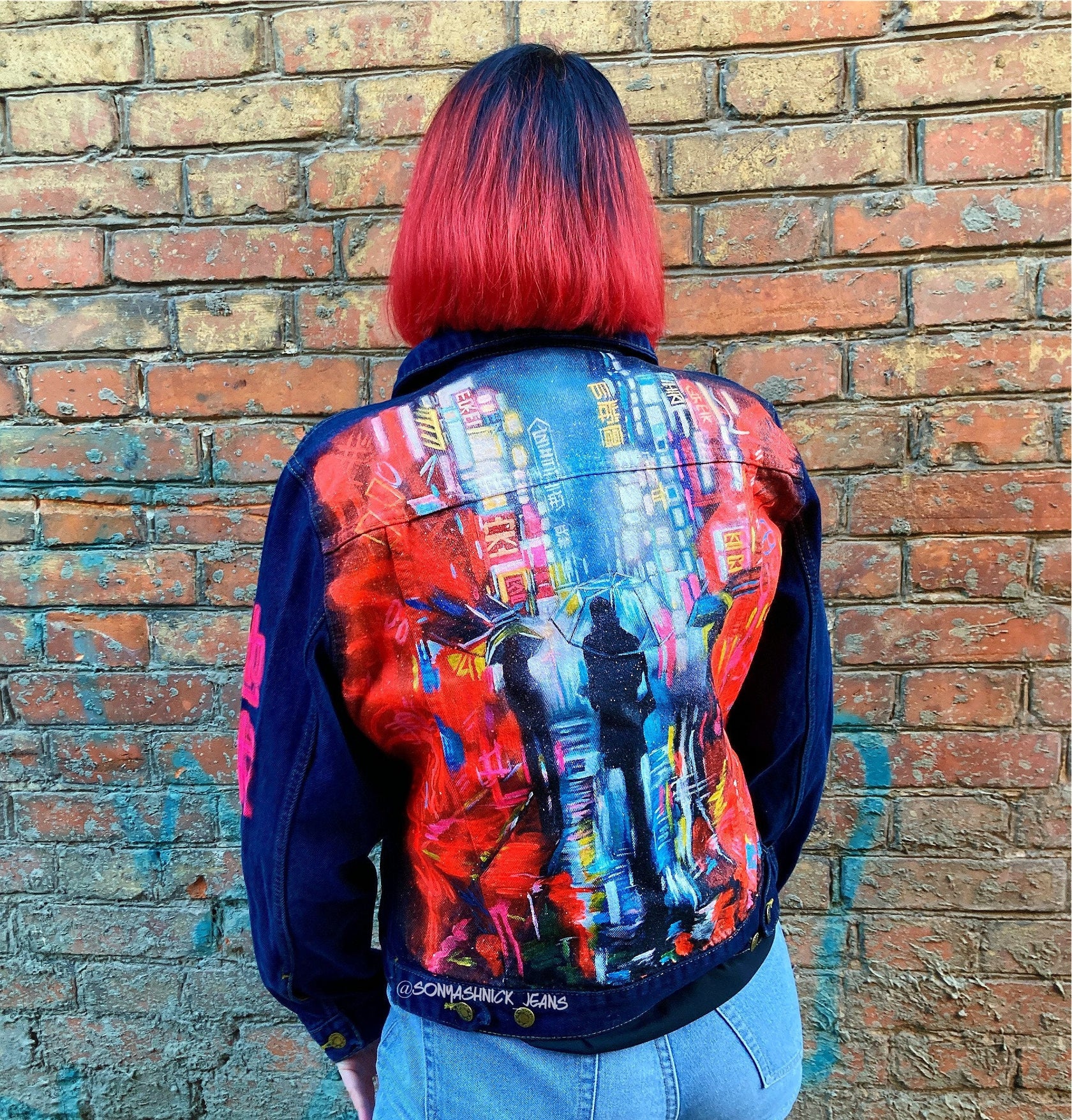 Custom painted Tokyo jacket – Custom Painted Jackets